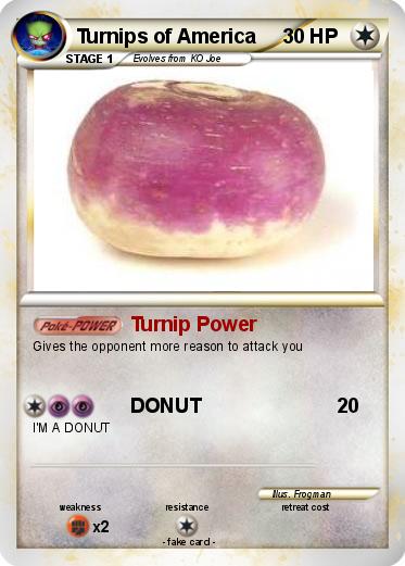 Pokémon Turnips of America - Turnip Power - My Pokemon Card