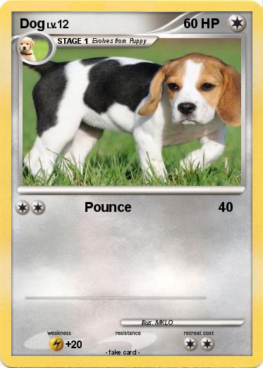 Pokémon Dog 1261 1261 - Pounce - My Pokemon Card