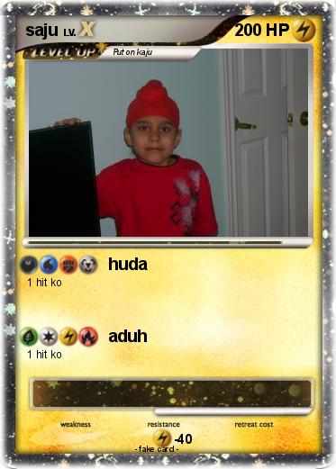 Pokémon saju - huda - My Pokemon Card