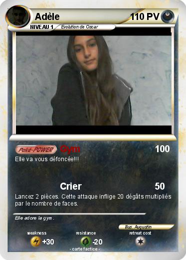 Pokémon Adele 69 69 - Gym - Ma carte Pokémon