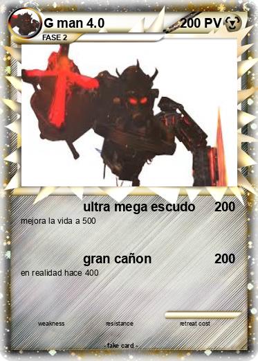 Pokémon G man 4 3 3 - ultra mega escudo - Mi carta pokémon