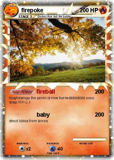 Pokémon firepoke 1 1 - fireball - My Pokemon Card