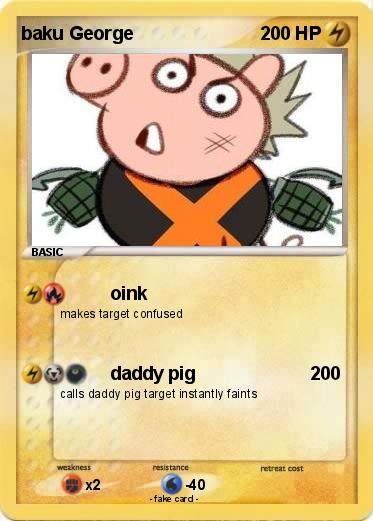 Pokémon baku George - oink - My Pokemon Card