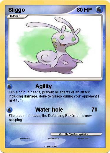 Pokémon Sliggo 1 1 - Agility - My Pokemon Card