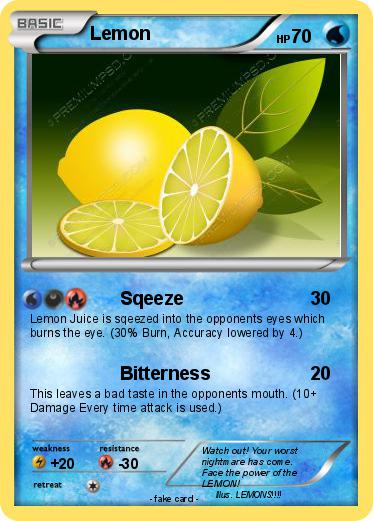 Pokémon Lemon 87 87 - Sqeeze - My Pokemon Card