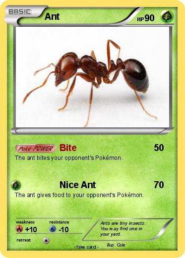 Pokémon Ant 84 84 - Bite - My Pokemon Card