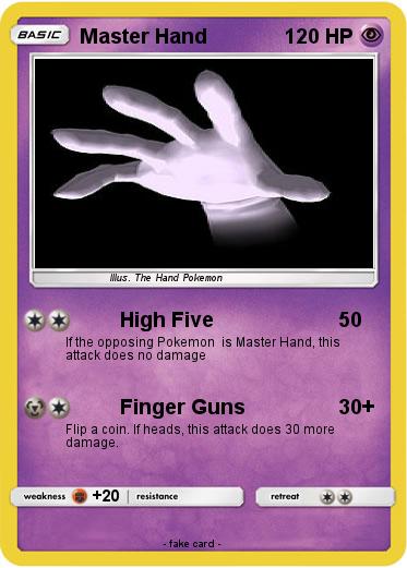 Pokémon Master Hand 262 262 - High Five - My Pokemon Card