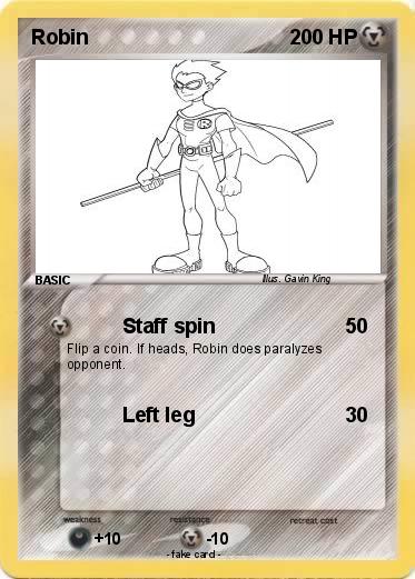 Pokémon Robin 834 834 - Staff spin - My Pokemon Card
