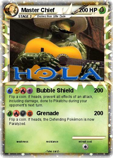 Pokémon Master Chief 1231 1231 - Bubble Shield - My Pokemon Card