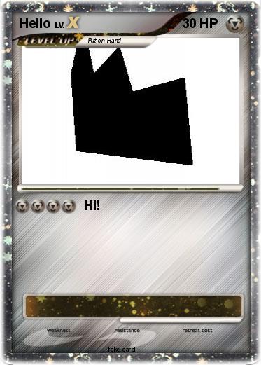 Pokémon Hello 759 759 - Hi! - My Pokemon Card