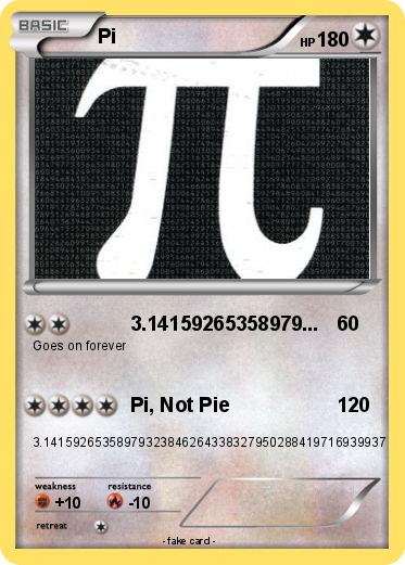 Pokémon 1 85857 85857 - 3.14159265358979... - My Pokemon Card