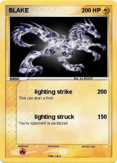 Pokémon BLAKE 173 173 - lighting strike - My Pokemon Card