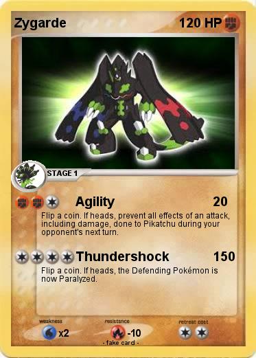 Pokémon Zygarde 881 881 - Agility - My Pokemon Card