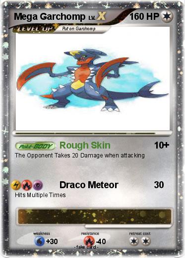 Pokémon Mega Garchomp 78 78 - Rough Skin - My Pokemon Card