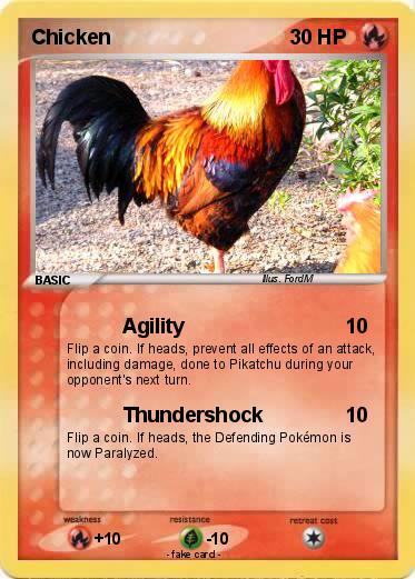 Pokémon Chicken 790 790 - Agility - My Pokemon Card