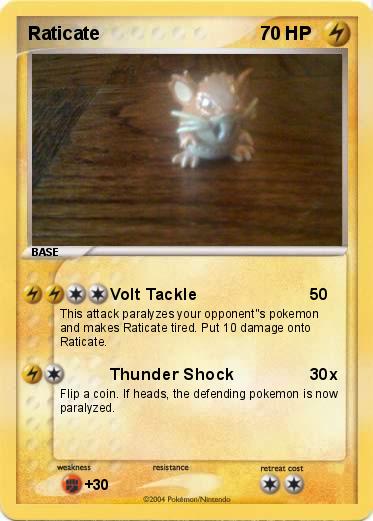 Pokémon Raticate - Volt Tackle - My Pokemon Card