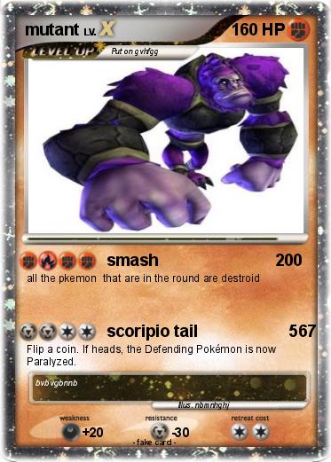 Pokémon mutant 81 81 - smash - My Pokemon Card