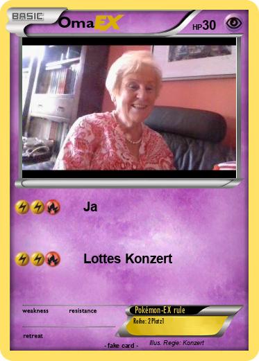 Pokémon Oma 99 99 - Ja - My Pokemon Card