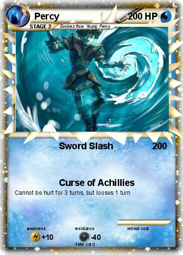 Pokémon Percy 533 533 - Sword Slash - My Pokemon Card