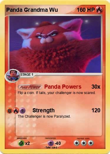 Pokémon Panda Grandma Wu - Panda Powers - My Pokemon Card