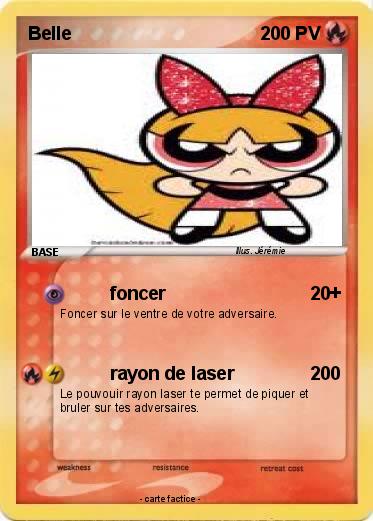 Pokémon Belle 171 171 - foncer - Ma carte Pokémon