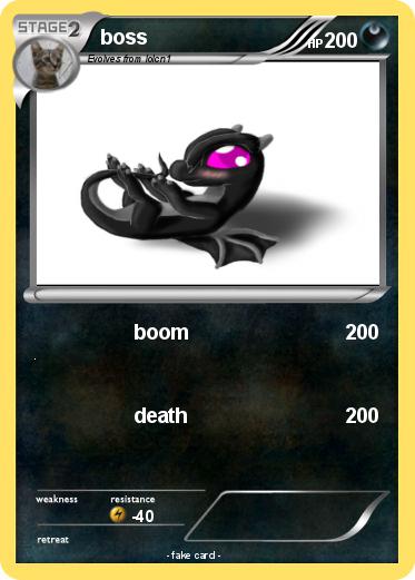 Pokémon boss 694 694 - boom - My Pokemon Card