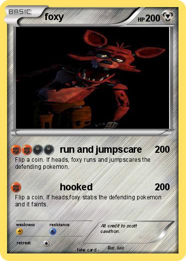 Pokémon foxy 1504 1504 - run and jumpscare - My Pokemon Card