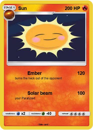 Pokémon Sun 786 786 - Ember - My Pokemon Card