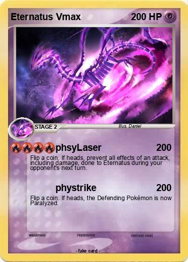 Pokémon Eternatus Vmax 15 15 - phsyLaser - My Pokemon Card