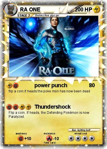 Pokémon RA ONE 5 5 - power punch - My Pokemon Card