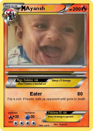 Pokémon Ayansh 1 1 - Eater - My Pokemon Card