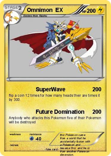 Pokémon Omnimon EX - SuperWave - My Pokemon Card