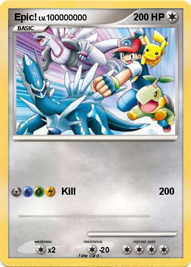 Pokémon Epic 3536 3536 - Kill - My Pokemon Card
