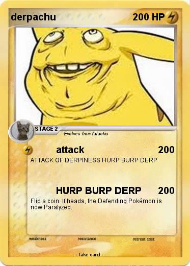 Pokémon derpachu 143 143 - attack - My Pokemon Card
