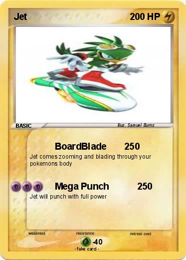 Pokémon Jet 209 209 - BoardBlade 250 - My Pokemon Card