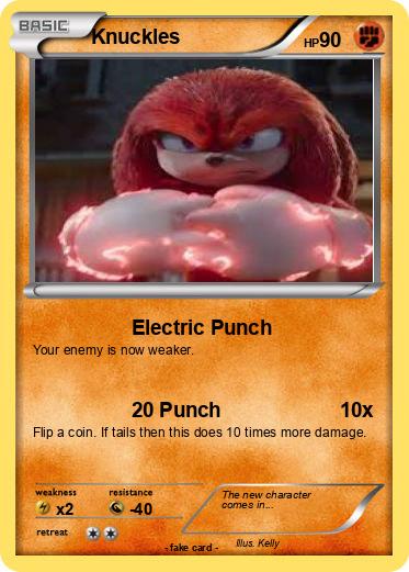 Pokémon Knuckles 1018 1018 - Electric Punch - My Pokemon Card