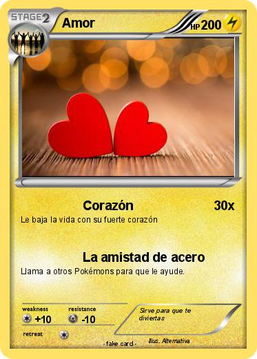 Pokémon Amor 17 17 - Corazón - Mi carta pokémon