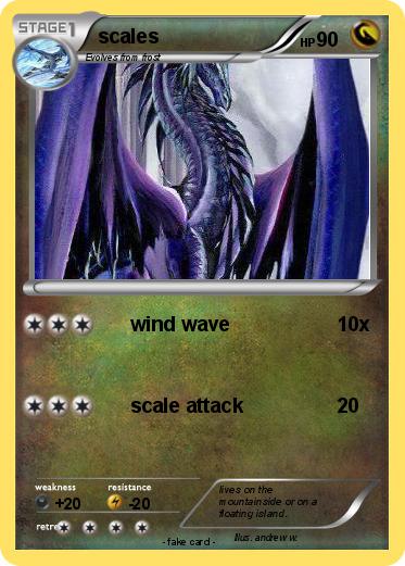 Pokémon scales 14 14 - wind wave - My Pokemon Card