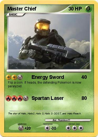 Pokémon Master Chief 192 192 - Energy Sword - My Pokemon Card