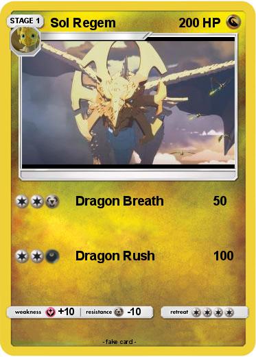 Pokémon Sol Regem - Dragon Breath - My Pokemon Card
