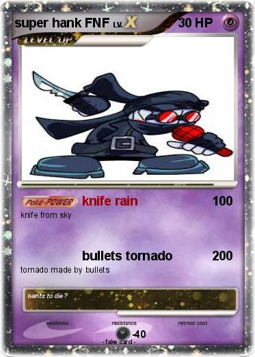 Pokémon super hank FNF - knife rain - My Pokemon Card