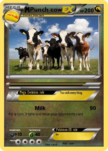 Pokémon Punchcow - Milk - My Pokemon Card