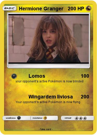Pokémon Hermione Granger 195 195 - Lomos - My Pokemon Card
