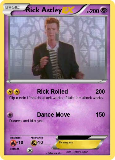 Pokémon Rick Astley 431 431 - Rick Rolled - My Pokemon Card