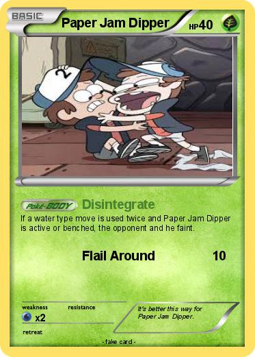 Pokémon Paper Jam Dipper - Disintegrate - My Pokemon Card