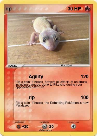 Pokémon rip 148 148 - Agility - My Pokemon Card