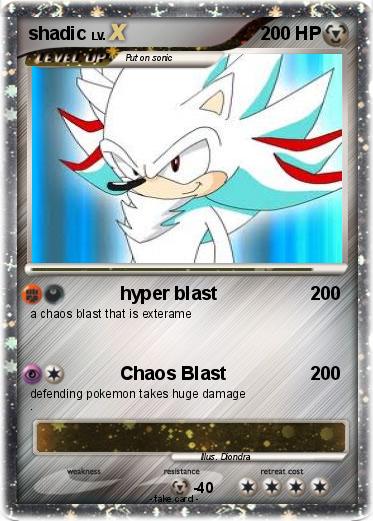 Pokémon shadic 160 160 - hyper blast - My Pokemon Card