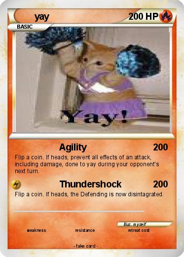 Pokémon yay 39 39 - Agility - My Pokemon Card