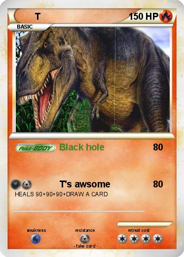 Pokémon 1 5309 5309 - Black hole - My Pokemon Card