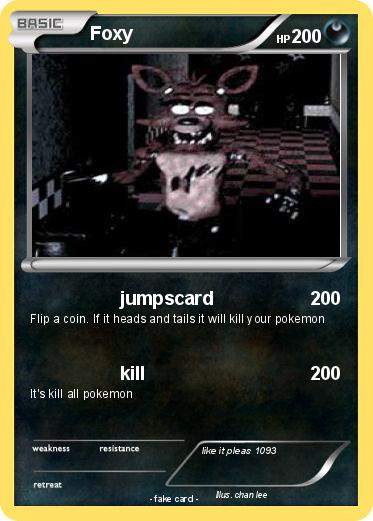 Pokémon Foxy 981 981 - jumpscard - My Pokemon Card
